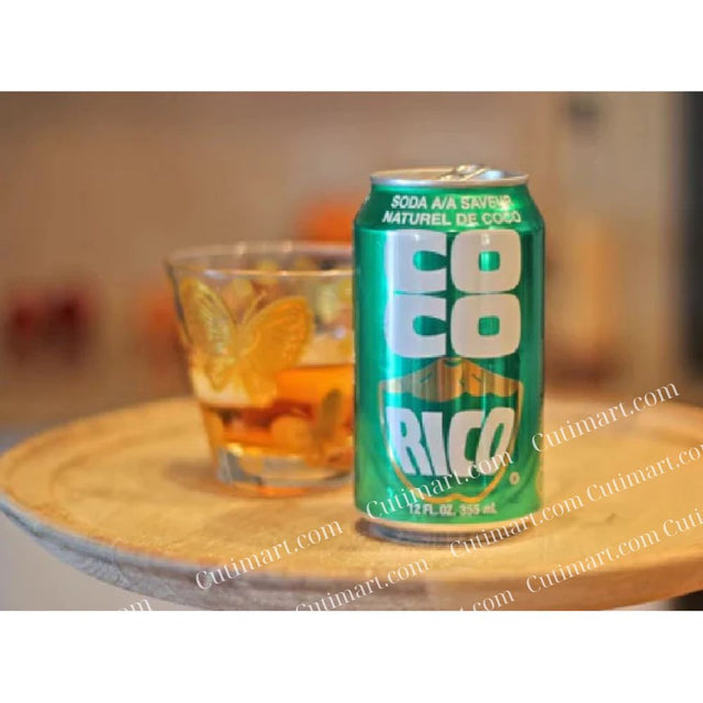 Coco Rico Coconut Soda ( Nước Soda Dừa Coco Rico) - 355 ml – Cutimart