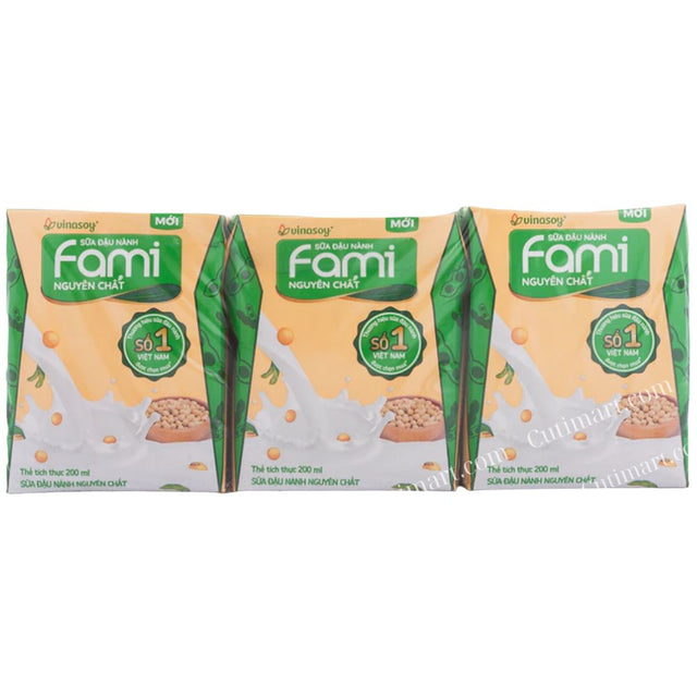 Fami Soy Milk Original (Sữa Đậu Nành Fami) - 200ml – Cutimart